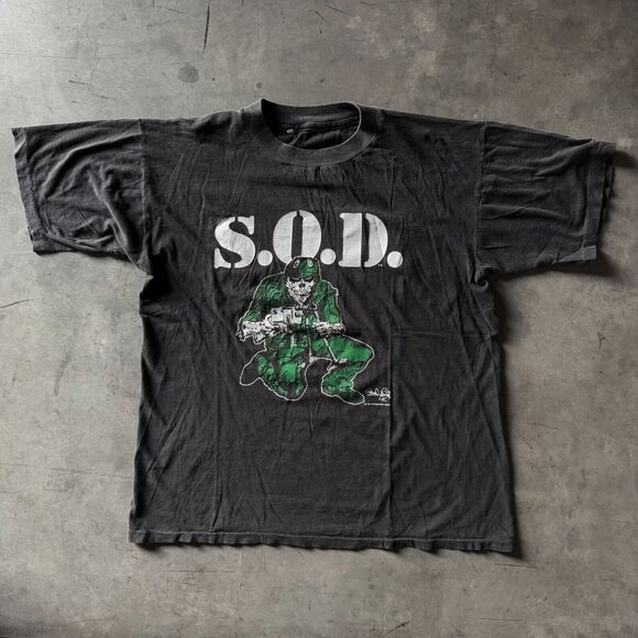 Vintage | Shirts | Vintage 8s Sod Schism 985 Tour Speak English Or Die ...